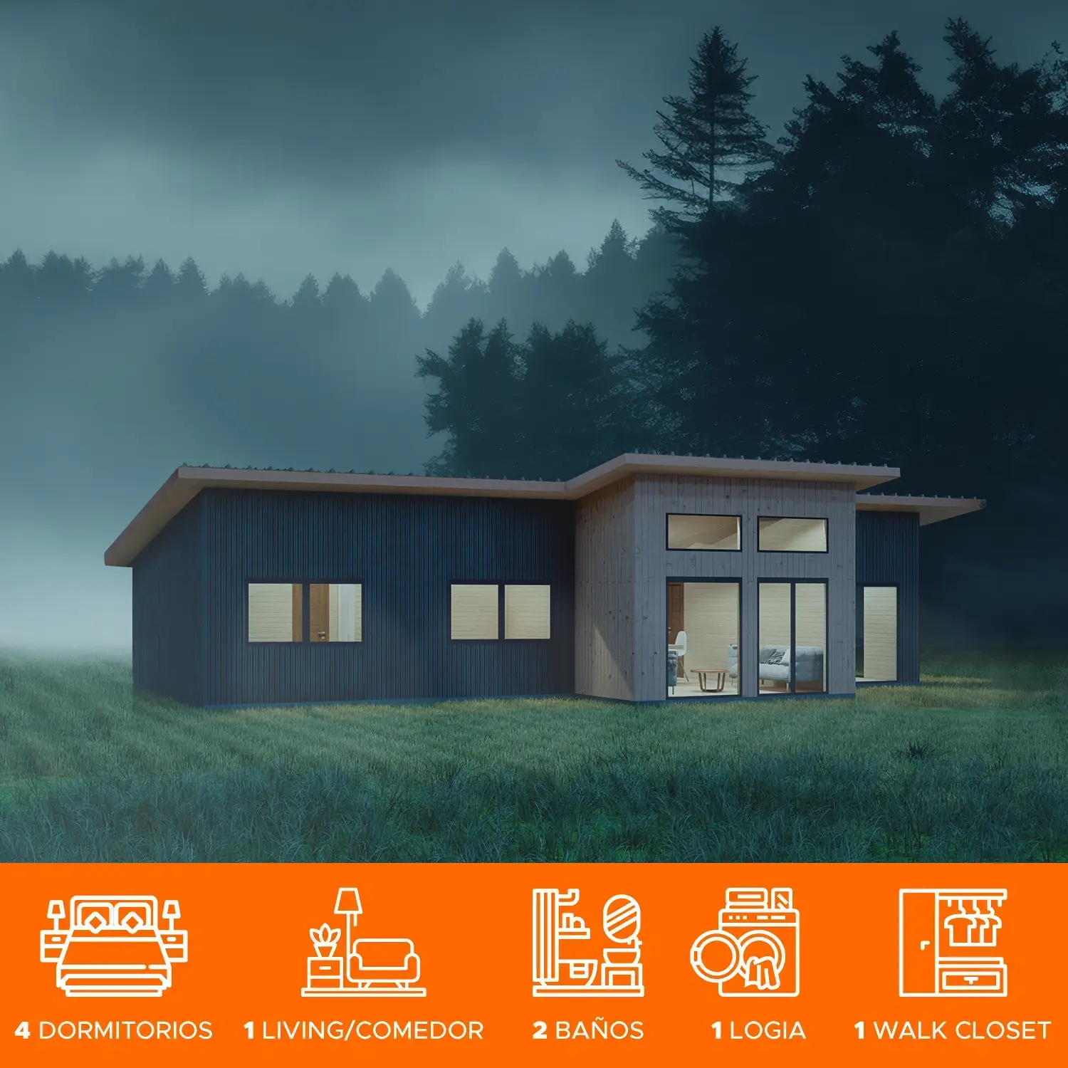 MODELO 106 m2 - PROPANEL